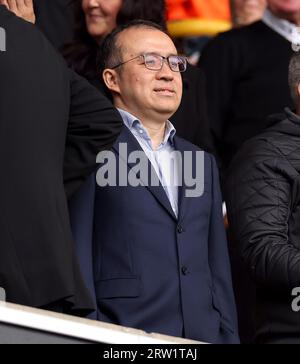 Jeff Shi, chairman of Wolves during the Premier League match between ...