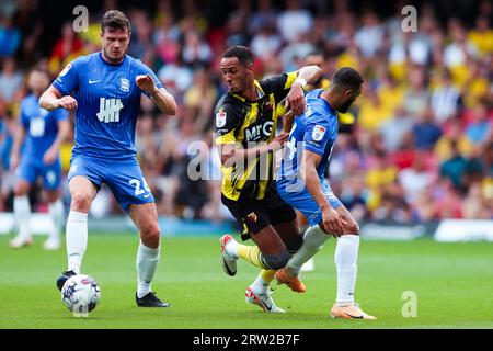 Watford's Thomas Ince during the Sky Bet Championship match at Vicarage ...
