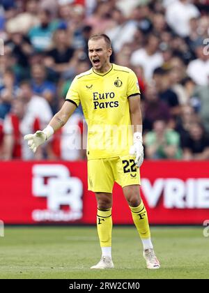 Heerenveen - Goalkeeper Timon Wellenreuther of Feyenoord during the ...