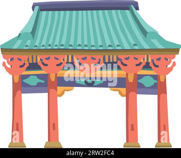 Forbidden city in Beijing, landmark of China. Hand drawn vector sketch ...