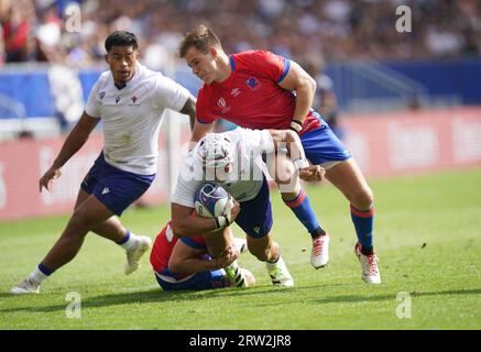 Chile's Inaki Ayarza during the Rugby World Cup Pool D match between ...