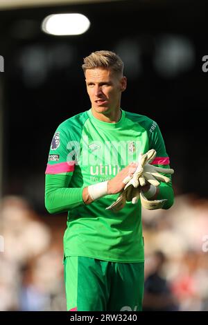 Luton Town goalkeeper Thomas Kaminski during the Premier League match ...