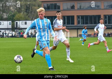 Swansea, Wales. 16 September 2023. Caleb McBride of Coventry City ...