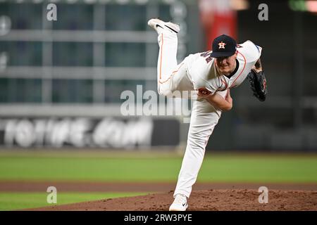 Houston Astros starting pitcher Hunter Brown during the first inning of ...