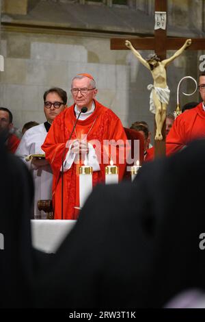 Cardinal Pietro Parolin celebrating Holy Mass on the feast of the ...