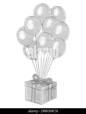 Hand Drawing Artistic Christmas Doodle Icon. Pine Cone and Fir-needles ...