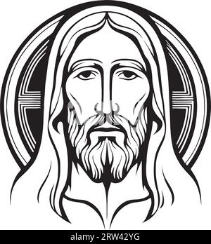 Wonderful and lovely Jesus Christ vector art Stock Vector Image & Art ...