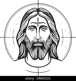 Cross love jesus, great design for any purposes. Vector illustration. stock image. EPS 10 Stock ...