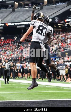 Vanderbilt wide receiver London Humphreys (83) walks off the field ...