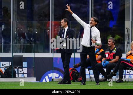 Coach Simone Inzaghi of Fc Inter during the Italian Serie A, football ...