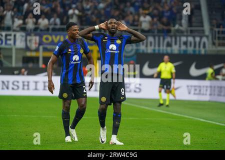 Marcus Thuram goal celebrate during the Italian championship Serie A ...