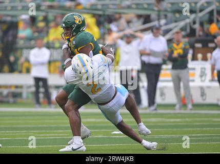 Long Island Sharks defensive back Jalen Bell (6) defends in the ...