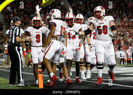 CINCINNATI, OH - SEPTEMBER 16: Miami (Oh) Redhawks defensive back Silas ...