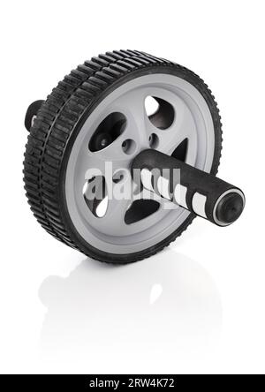 Ab roller wheel used for exercising abdominal muscles Stock Photo - Alamy