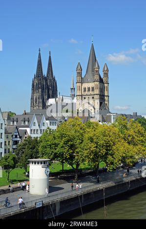 Cologne, metropolis on the Rhine Stock Photo - Alamy