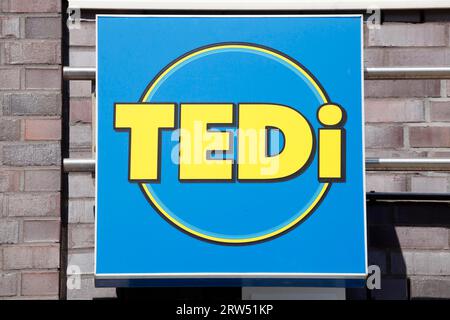 Sign and Logo of Tedi Stock Photo - Alamy