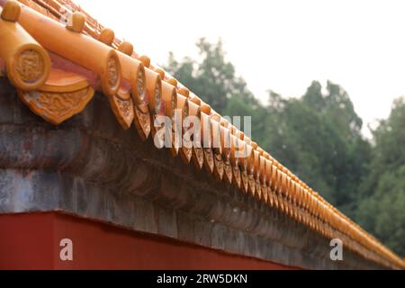 Chinese classical glazed tile architecture landscape Stock Photo - Alamy