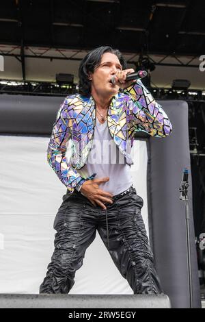 Corey Feldman during Riot Fest Music Festival on September 16, 2023, in ...