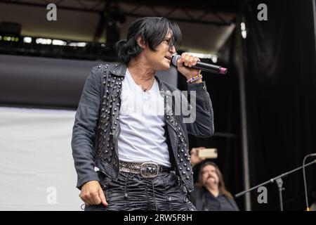 Corey Feldman during Riot Fest Music Festival on September 16, 2023, in ...