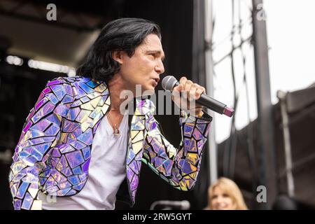 Corey Feldman during Riot Fest Music Festival on September 16, 2023, in ...