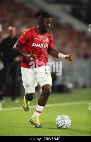 NIJMEGEN - Johan Bakayoko of PSV Eindhoven balks at a missed ...