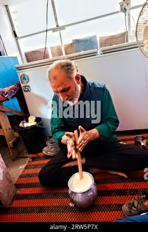Traditional Indian lassi maker, Leh, Ladakh, India Stock Photo - Alamy