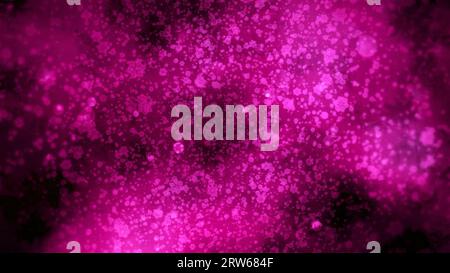Background with flashing round spots of bacteria. Motion. Lots of ...