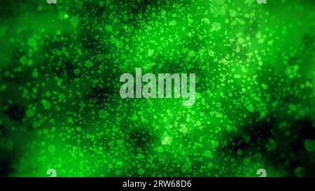 Abstract animation of moving bacteria in cartoon style. Motion. Cartoon animation style with ...