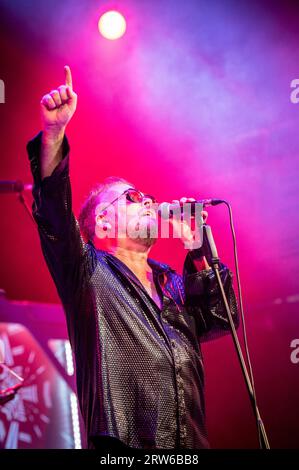 Damien Edwards on lead vocals Stock Photo - Alamy