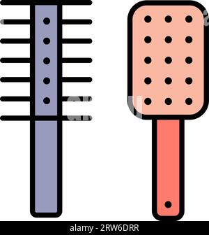 Professional comb icon blue vector Stock Vector Image & Art - Alamy