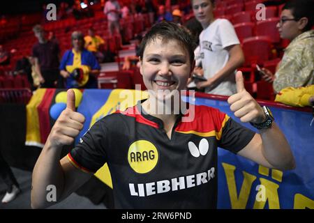 MALMÖ, SWEDEN 20230917Germany's Nina Mittelham celebrates after the ...