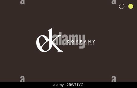 EK Alphabet letters Initials Monogram logo Stock Vector Image & Art - Alamy