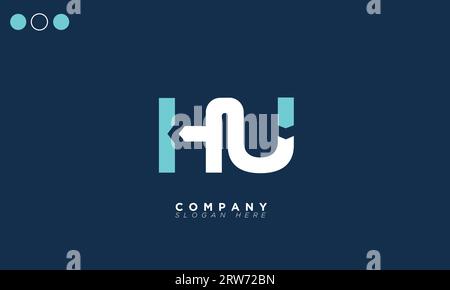 HU Alphabet letters Initials Monogram logo Stock Vector Image & Art - Alamy