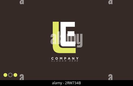 LE Alphabet letters Initials Monogram logo Stock Vector Image & Art - Alamy