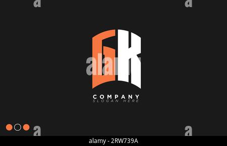 GK Alphabet letters Initials Monogram logo Stock Vector Image & Art - Alamy