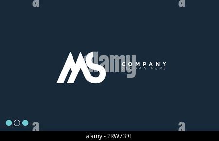 MS Alphabet letters Initials Monogram logo Stock Vector Image & Art - Alamy