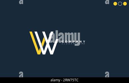 VW Alphabet letters Initials Monogram logo Stock Vector Image & Art - Alamy