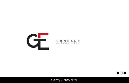 GE Alphabet letters Initials Monogram logo Stock Vector Image & Art - Alamy