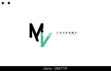 MV Alphabet letters Initials Monogram logo Stock Vector Image & Art - Alamy