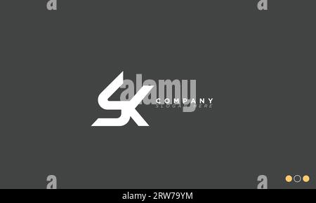 SK Alphabet letters Initials Monogram logo Stock Vector Image & Art - Alamy