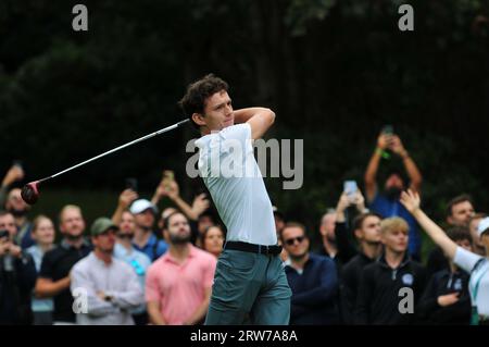 Tom Holland actor playing golf Stock Photo - Alamy