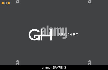 GH Alphabet letters Initials Monogram logo Stock Vector Image & Art - Alamy