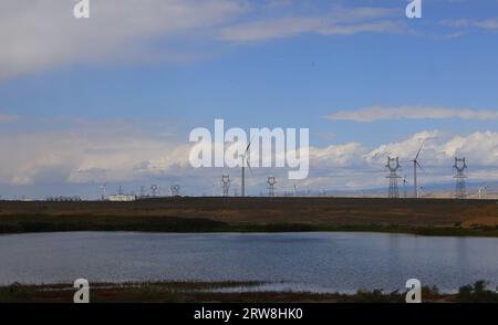 ALASHANKOU, CHINA - SEPTEMBER 16, 2023 - Wind power continues to be ...