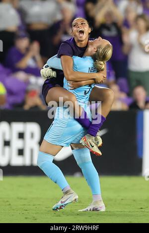 Orlando, Florida, USA. 17th Sep, 2023. Orlando Pride midfielder HALEY ...