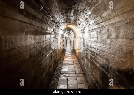 Underground corridor of Stachelberg artillery fortress built before ...