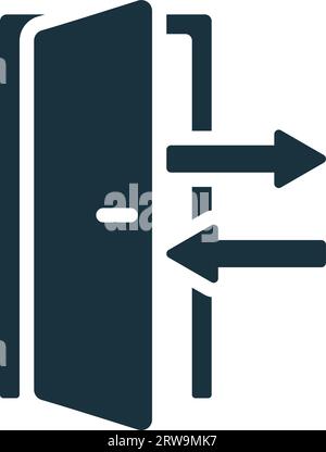 Input output icon. Monochrome simple sign from operation management collection. Input output ...