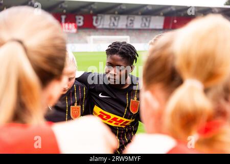 Aalborg, Denmark. 17th, September 2023. Clara la Cour (36) of FC ...