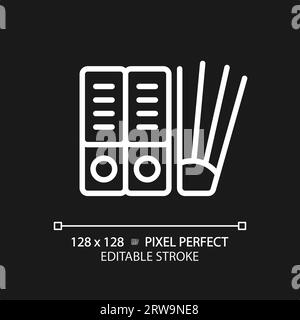2D customizable file thin linear black icon Stock Vector Image & Art ...