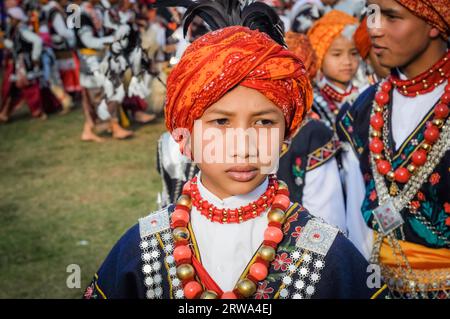 Shillong, Meghalaya - circa April 2012: Photo of young girls wearing ...