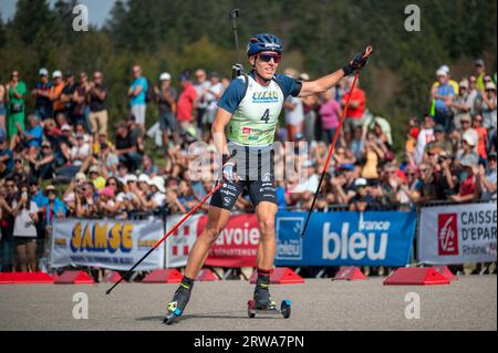 Quentin Fillon Maillet of France during training ahead of the BMW IBU ...